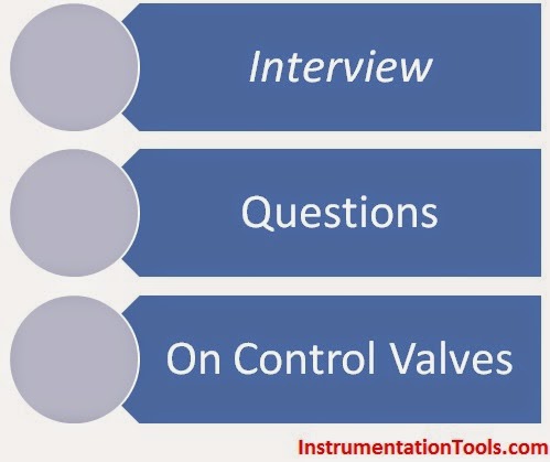 Interview Questions on Control Valves | Instrumentation Tools