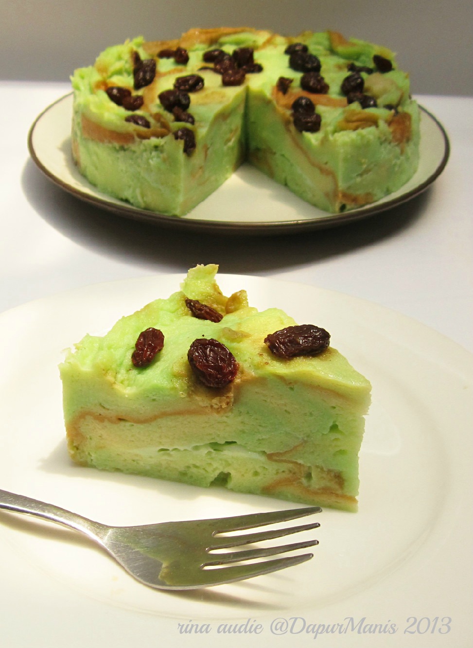 Bingka Roti Kukus Pandan Dapurmanis