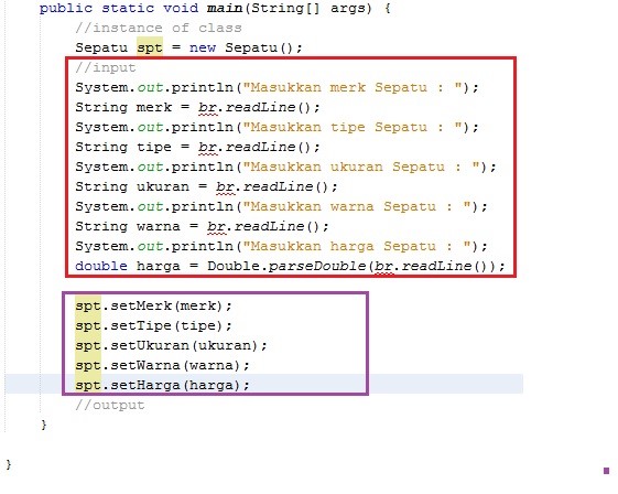 Indhxs: Pengenalan OOP (Program Penjualan Sepatu Sederhana Menggunakan Netbeans )