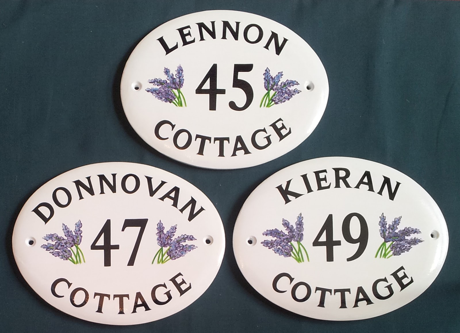 Hand Painted House Signs by Ceramic Art: House Signs with birds ...