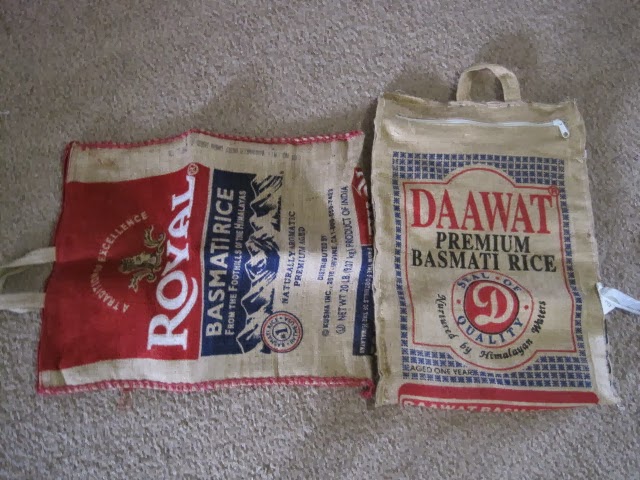 Em-provising: Rice-a-rific Pillows: Rice Bag Refashions