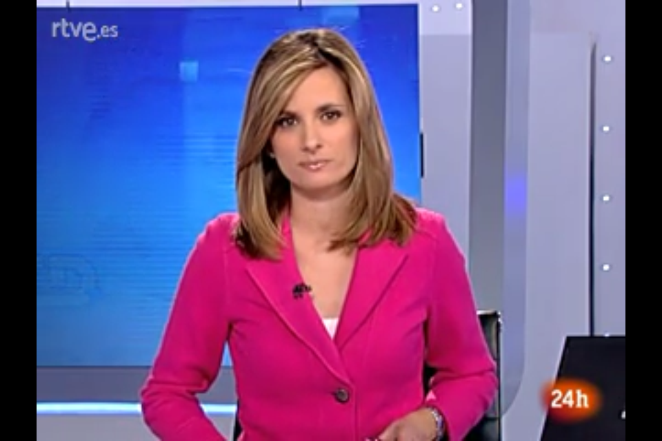 vuesalatele: 2012 01 10 @06H45 - ANA ROLDAN, TVE 24H, TELEDIARIO MATINAL