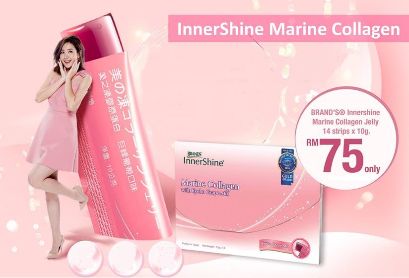 INNERSHINE MARINE COLLAGEN WITH KYOHO GRAPE JELLY YANG MENABJUBKAN KAK ...