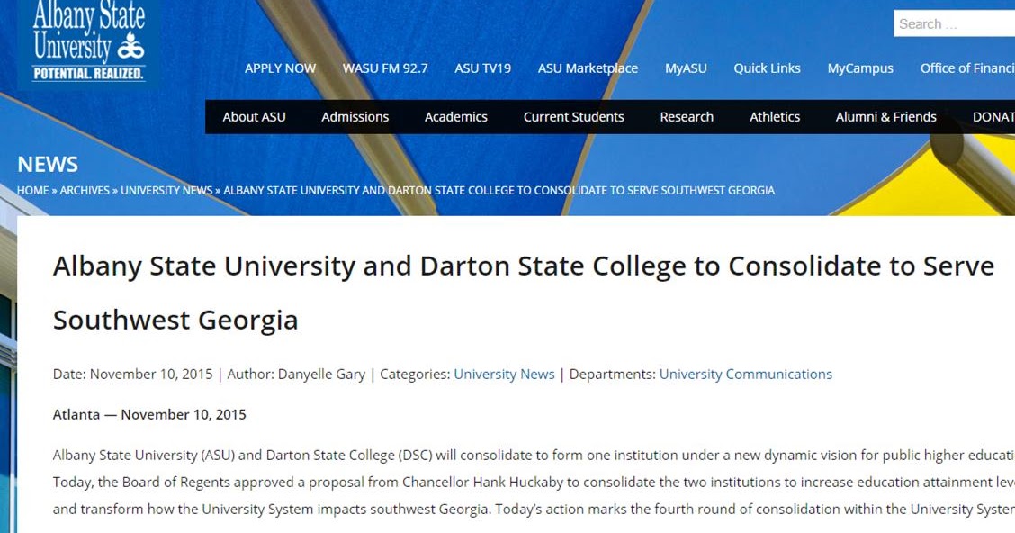 College History Garden: Albany State University and Darton State ...