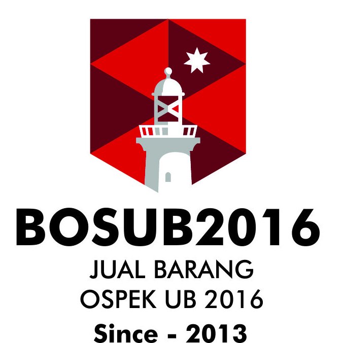 Logo Baru @BOSUB2016 ~ Jual Barang Ospek UB 2015