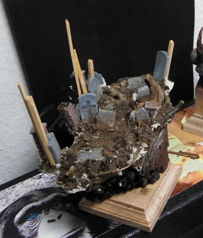 MASSIVE VOODOO: Tutorial - Building up a graveyard display base