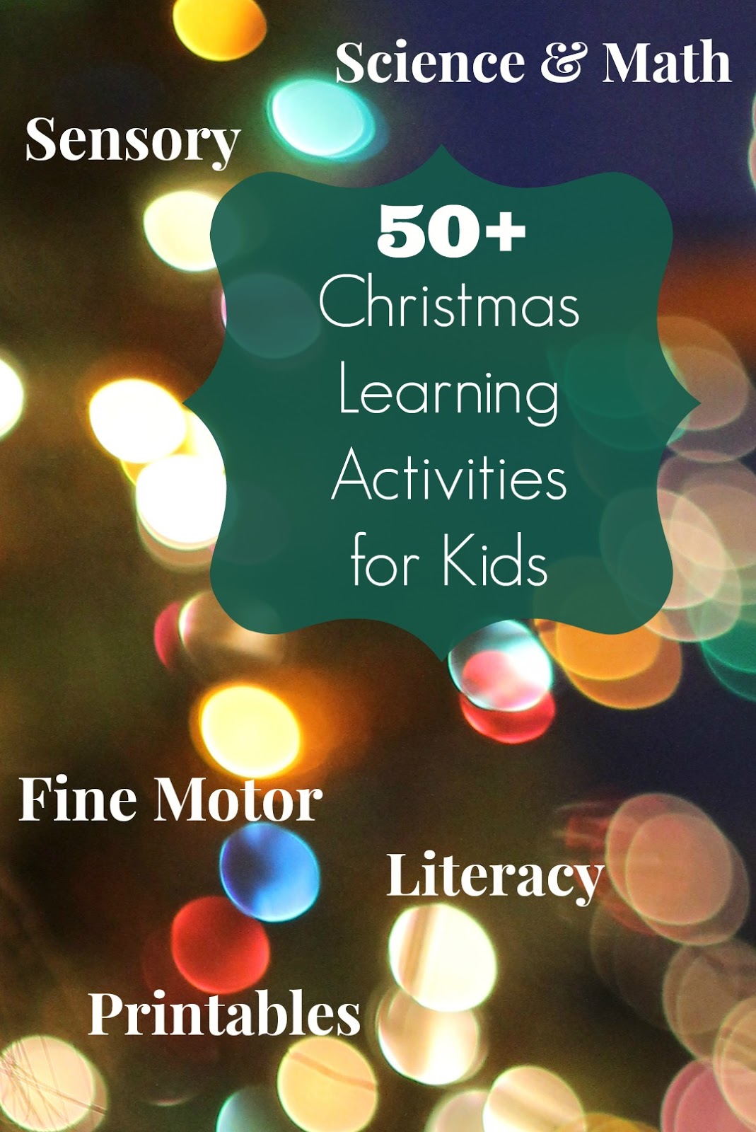 50 Christmas Learning Activities: Kid's Co-op ~ Reading Confetti
