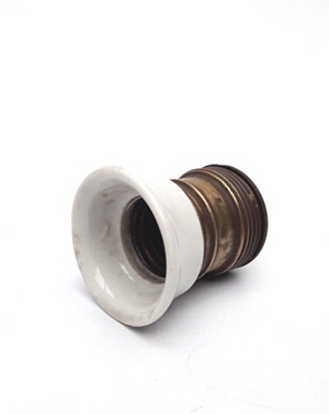 STUDIO ANTIQUE: ANTIQUE BRASS LAMP SOCKETS / FITTING / FITTING PORSELIN ...