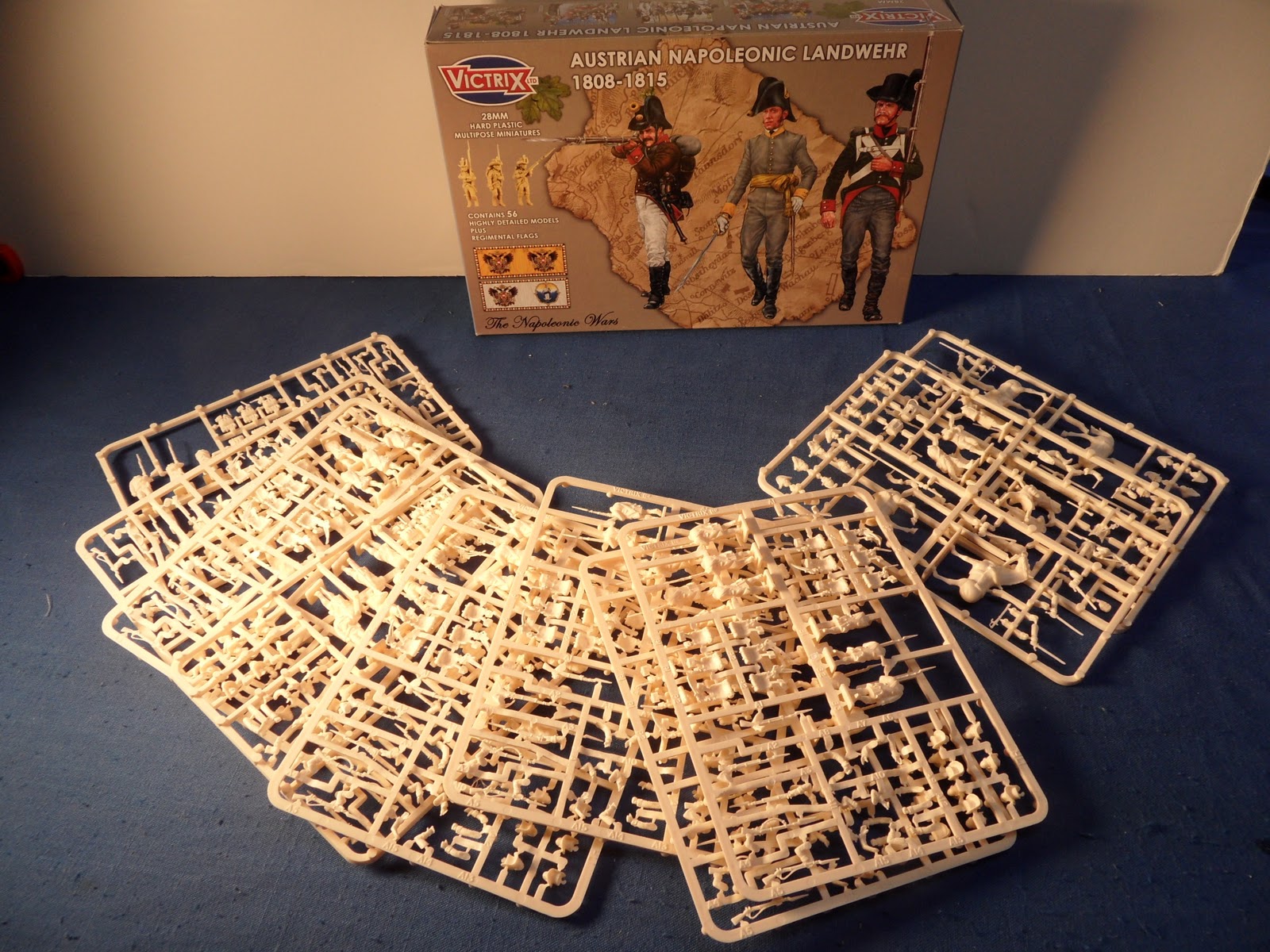 Anton's Wargame Blog: Victrix Austrian Landwehr 28mm