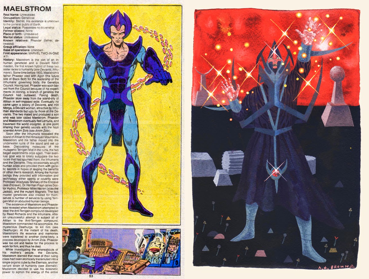 The Official Handbook to the Marvel Universe - REDUX Edition: MAELSTROM ...