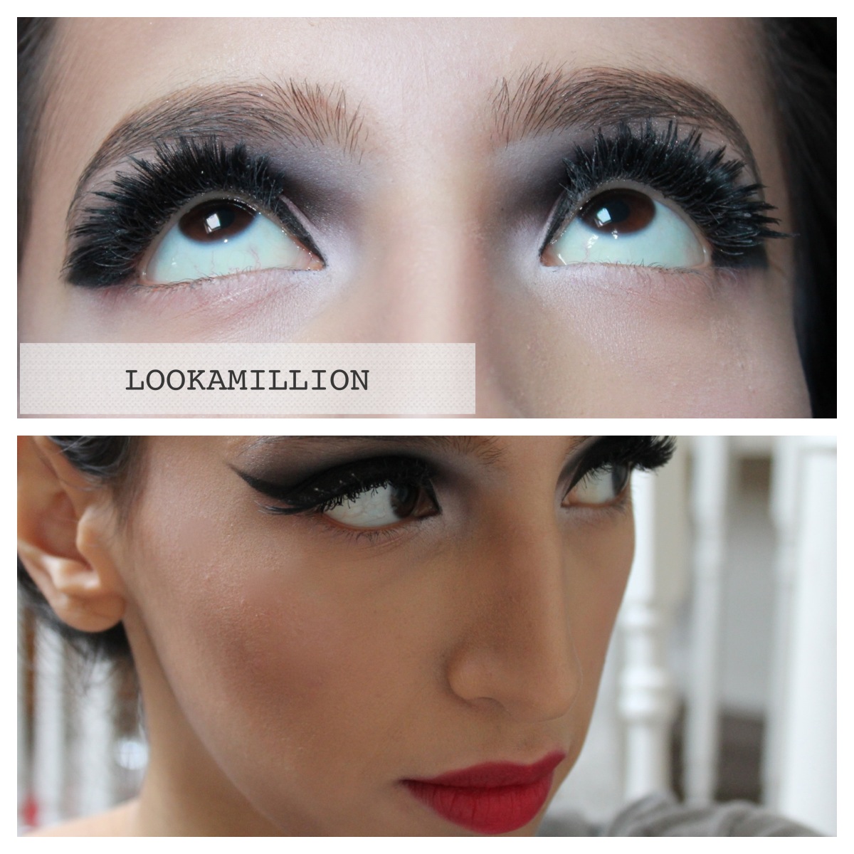 LOOKAMILLION : Exaggerated cat eye makeup: Catwalk inspired
