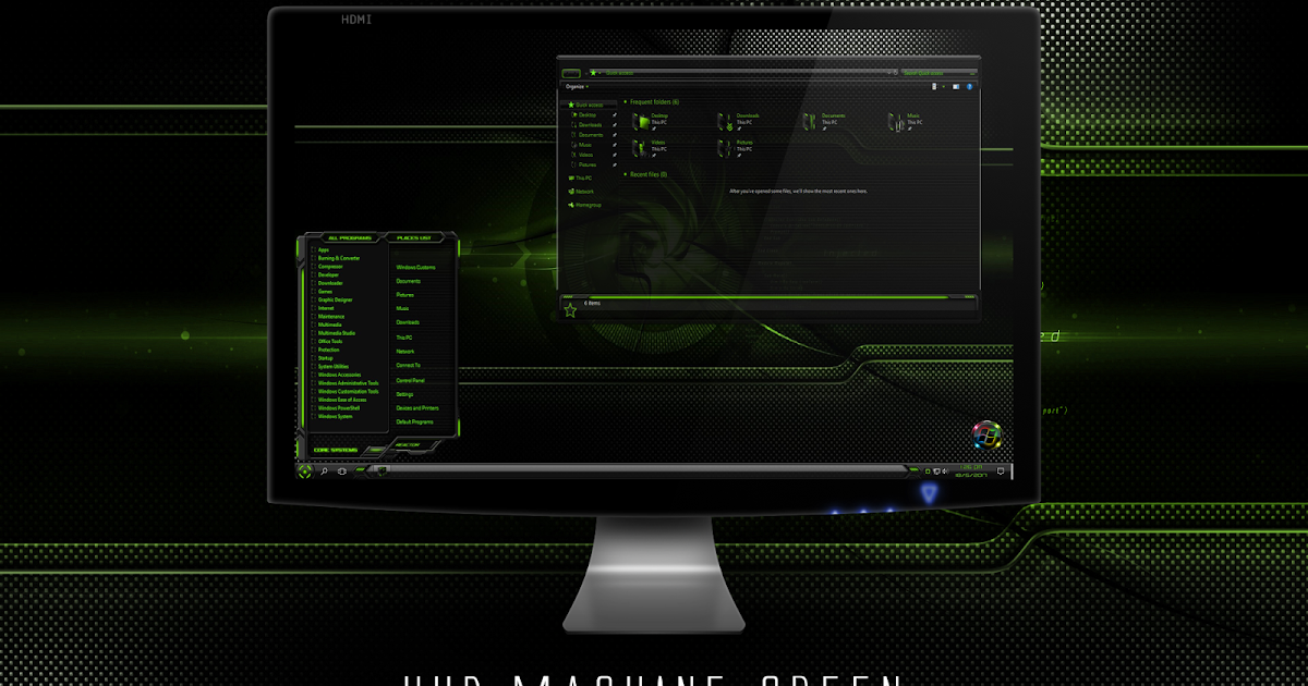 Hud green icon pack for windows 10 - upfjp