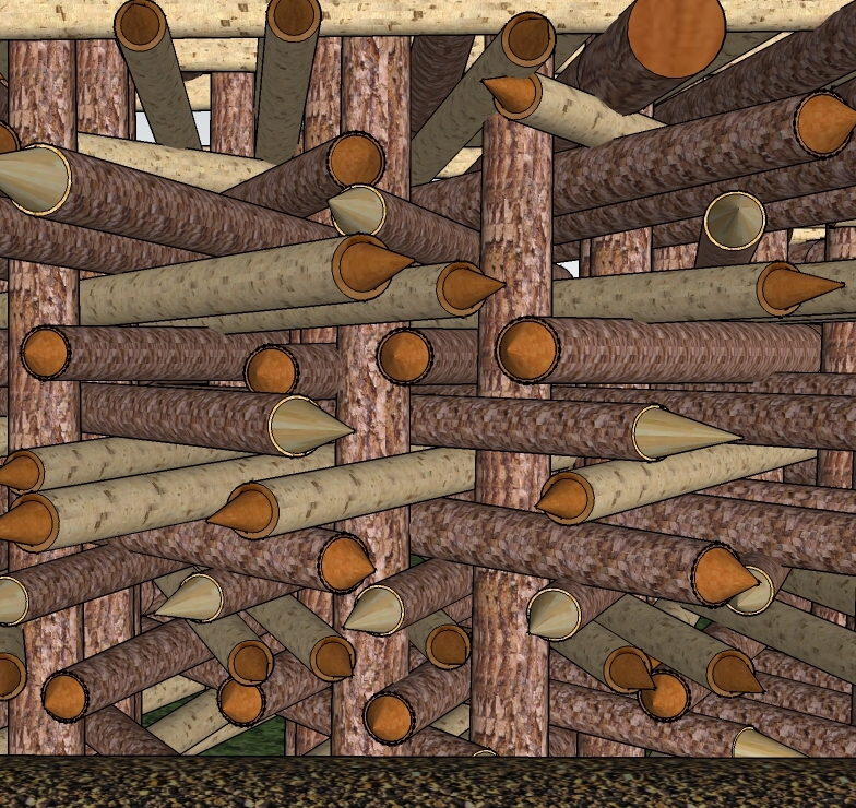 Terra Forming Terra: Virtual Archaeology; A Roman Timber Rampart