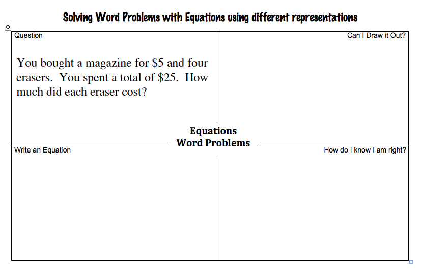 Worded Problem Window