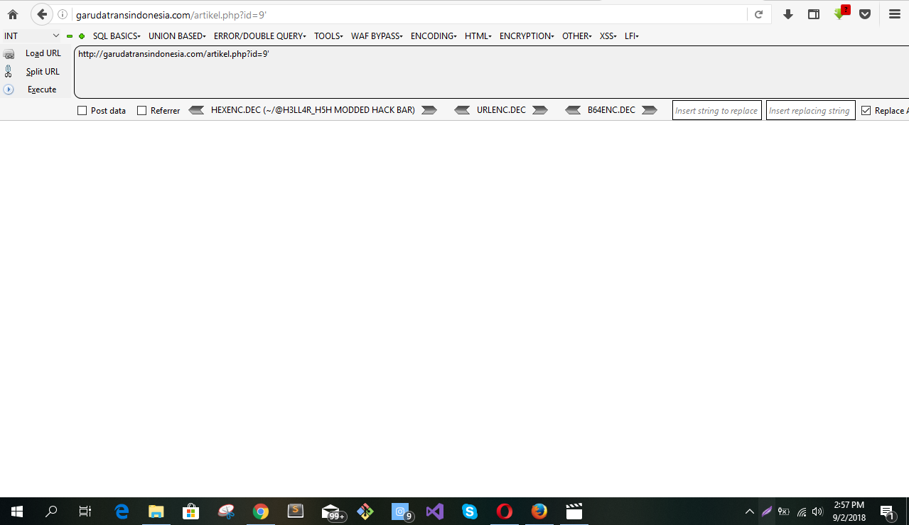 CARA DEFACE SQL INJECTION MANUAL