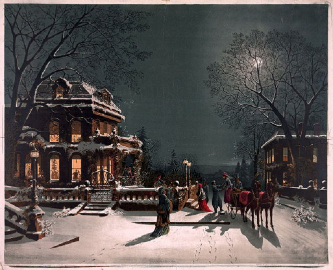 ZEPHYRINUS.: Christmas Card, 1880.
