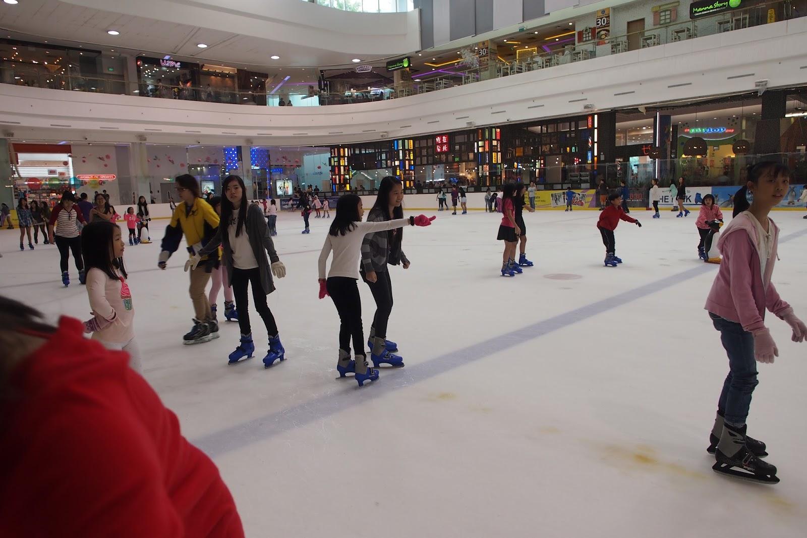 Ice Skating at The Rink in JCube - mummy wee blog