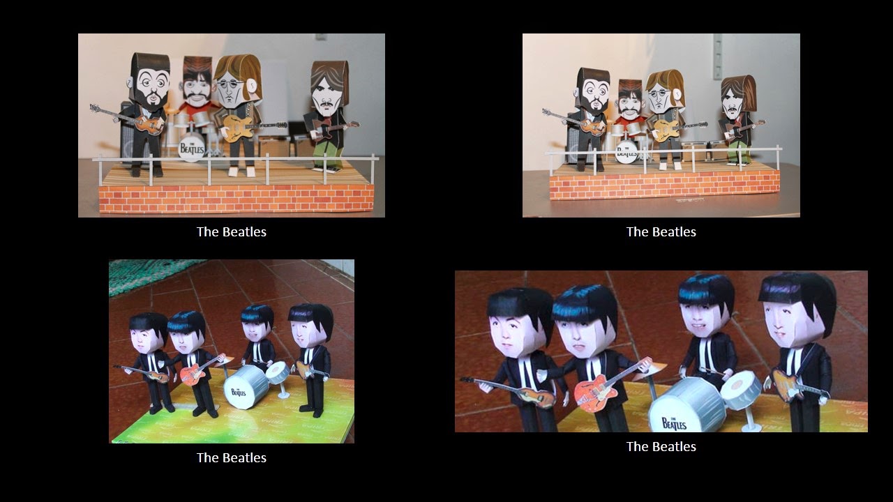 PPKF-003_TheBeatles | Papercraft