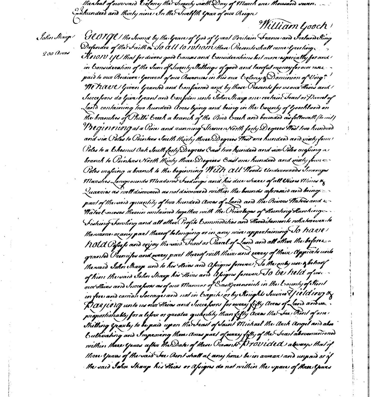 Random Genealogy: The Sharp Family from Virginia