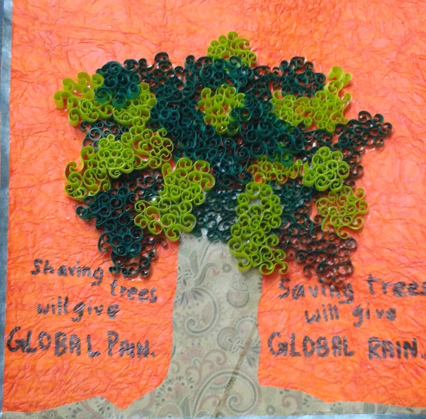 Quality Quilling: A quilled tree