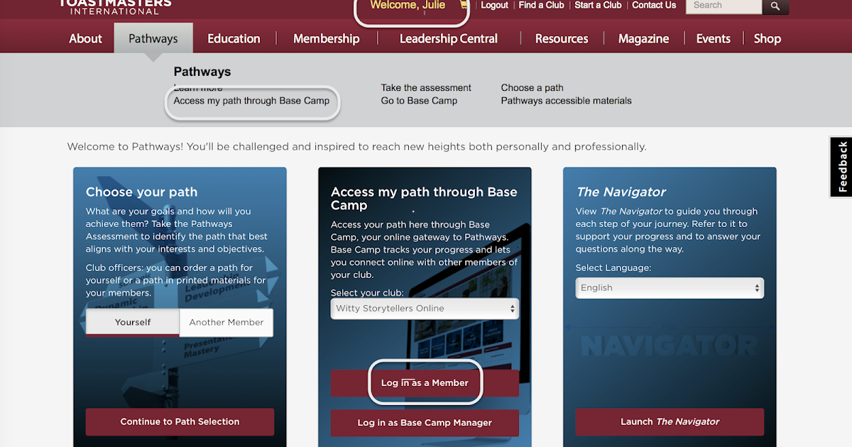 Pathways experience: Different ways to reach my paths