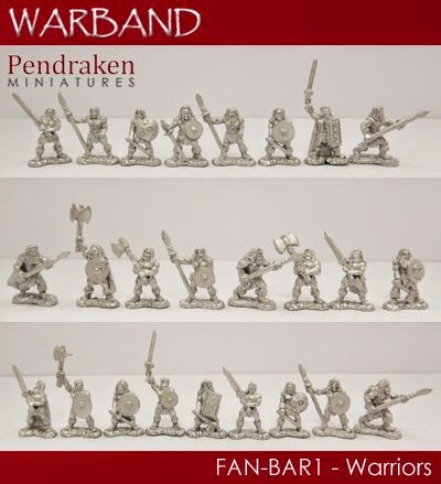 Wargame News and Terrain: Pendraken Miniatures: New Fantasy Warband ...