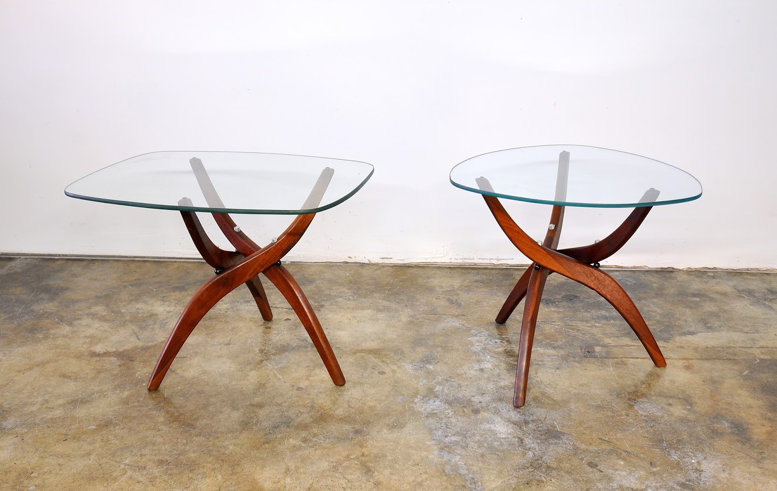 SELECT MODERN: Pair of Forest Wilson Side or End Tables