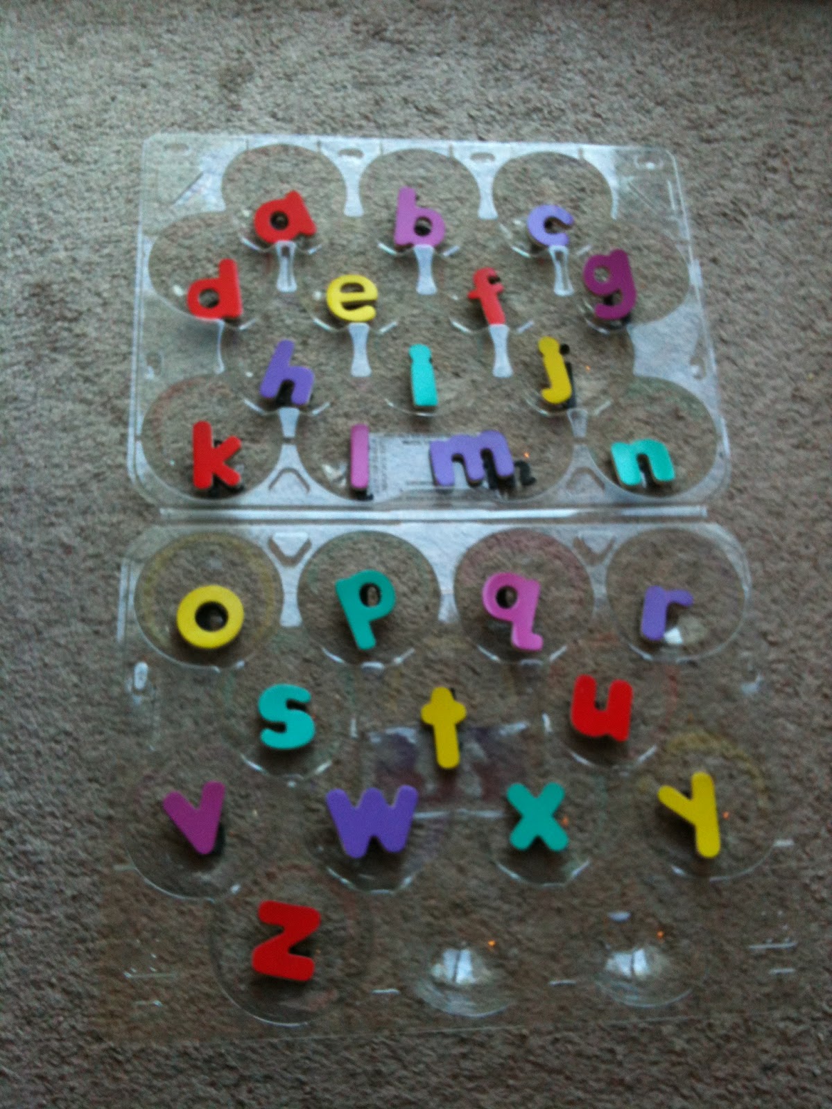 For the Love of Learning: DIY Alphabet Learning Activity