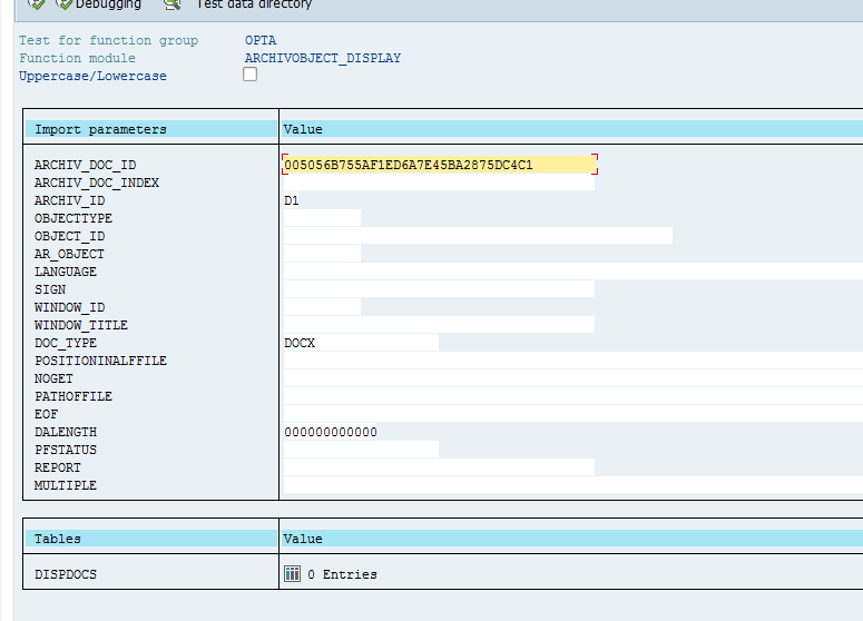 SAP ABAP Tips and Tricks: Archivelink Display - ARCHIVOBJECT_DISPLAY