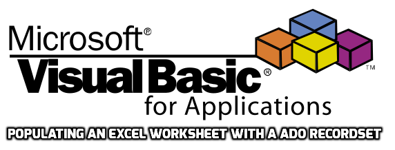 David Tsangs Blog Populating An Excel Worksheet With A Ado Recordset