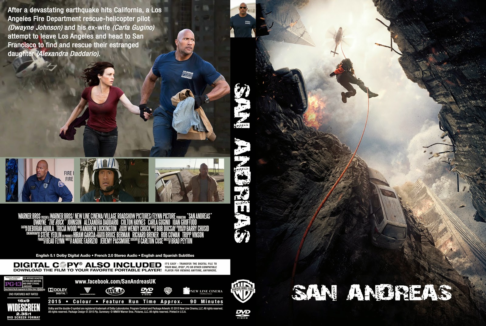 Covers Movie Gtba: San Andreas (2015) - Cover DVD Movie
