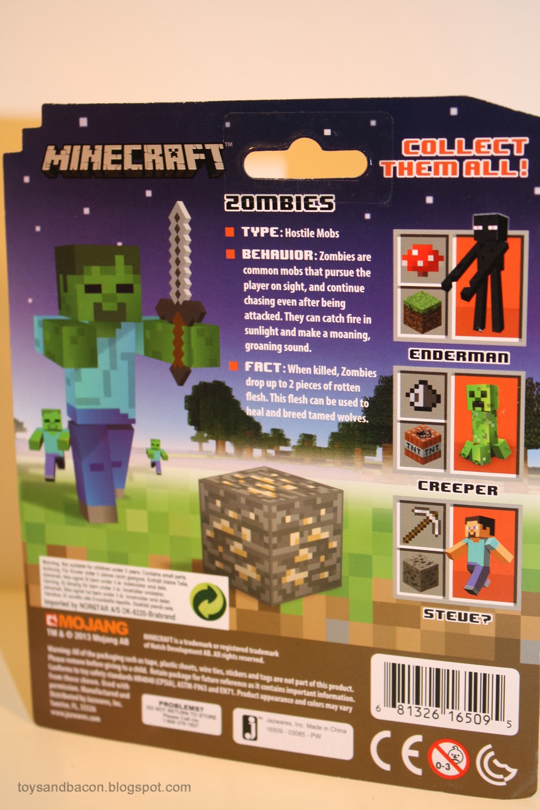 Toys and Bacon: Minecraft Action Figures - A review...?