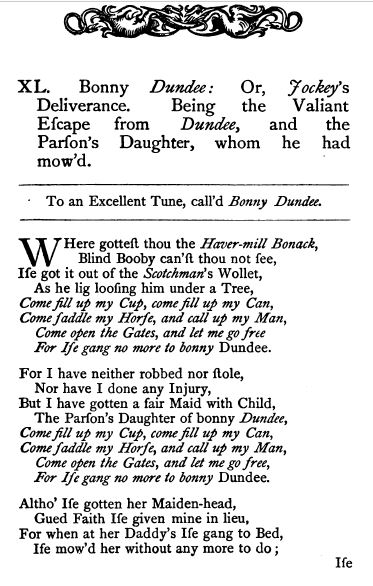 Angus Folklore: Dundee Songs...Baffling Meanings?