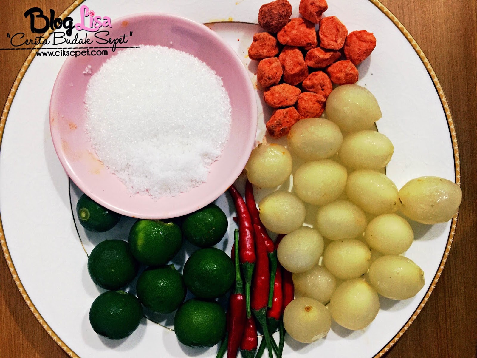 Resepi Jeruk Rambutan Asam Boi | Cerita Budak Sepet