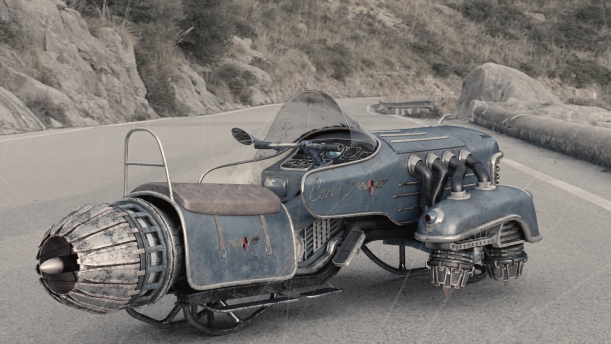 Just A Car Guy: Hoverbike WIP 6 by Sunder-59