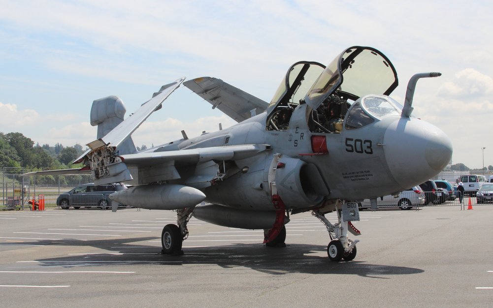 A Scale Canadian: EA-6B Delivered to the Museum of Flight