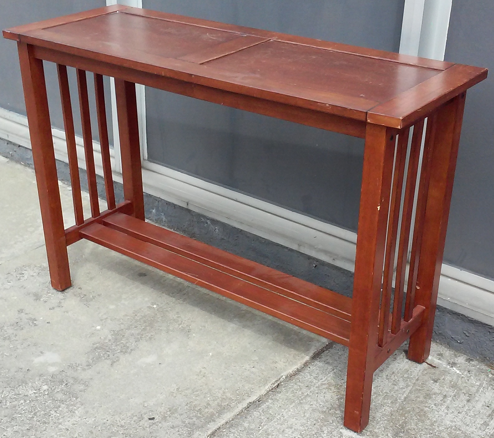 UHURU FURNITURE & COLLECTIBLES: SOLD #14751 Mission Style 44" wide ...