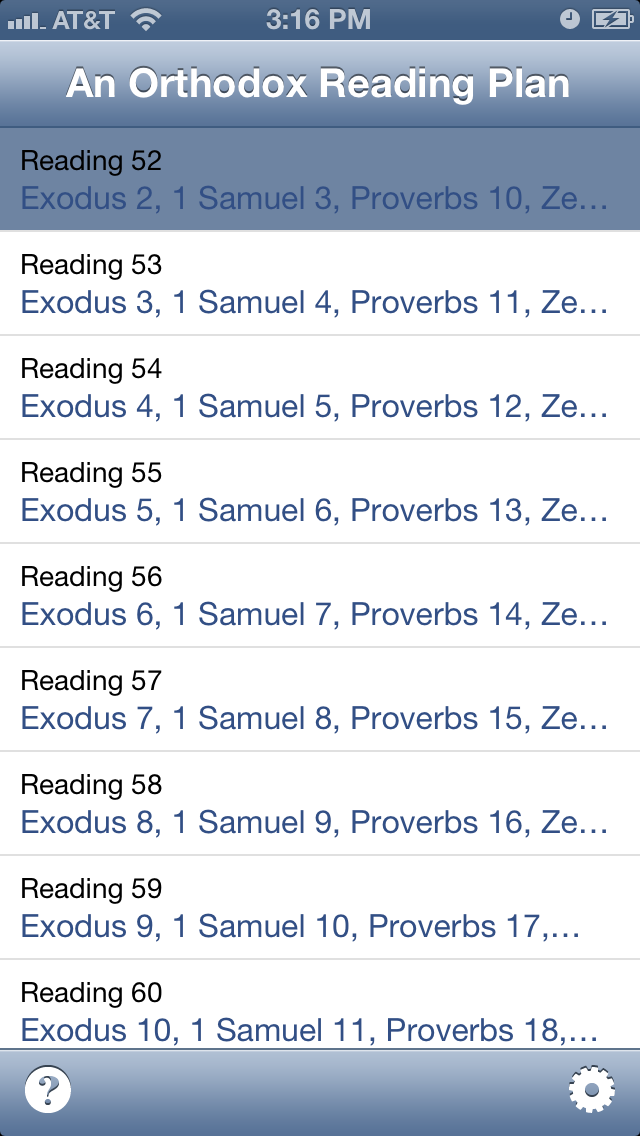 Panda's Corner: An Orthodox Bible Reading Plan