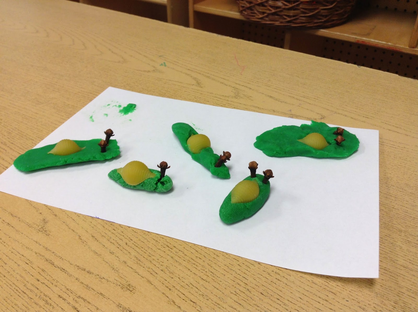 Laura's Little Learning Lab: Playdough Snails