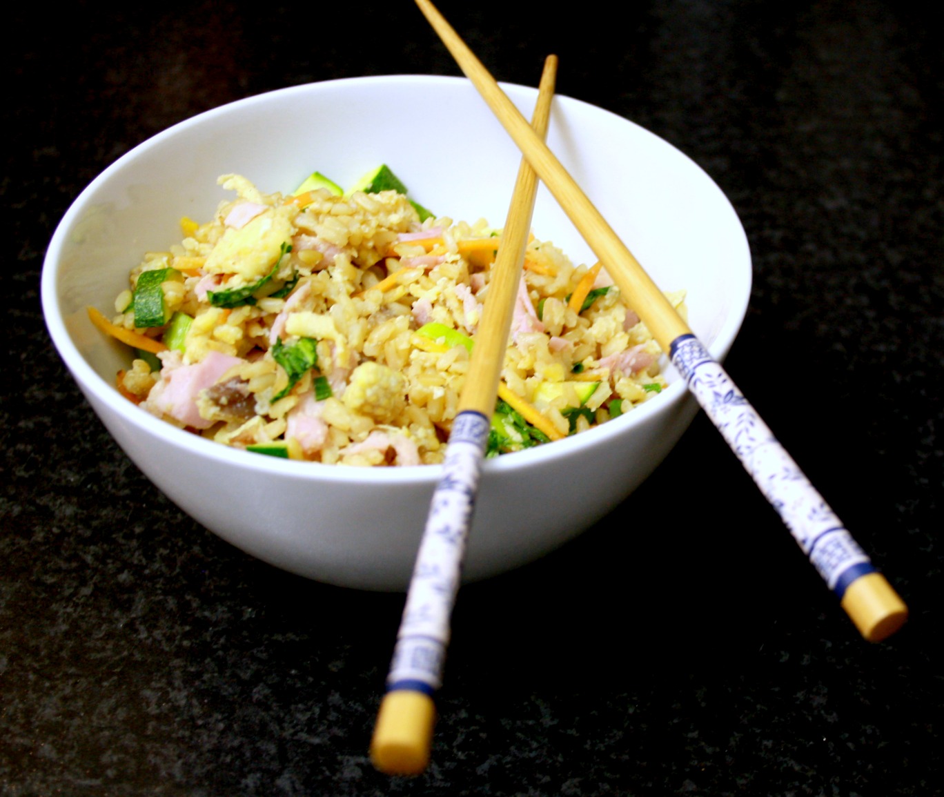 Vegetable and Ham Egg Fried Rice