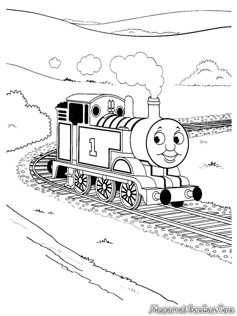 Mewarnai Kereta Thomas And Friends | Mewarnai Gambar