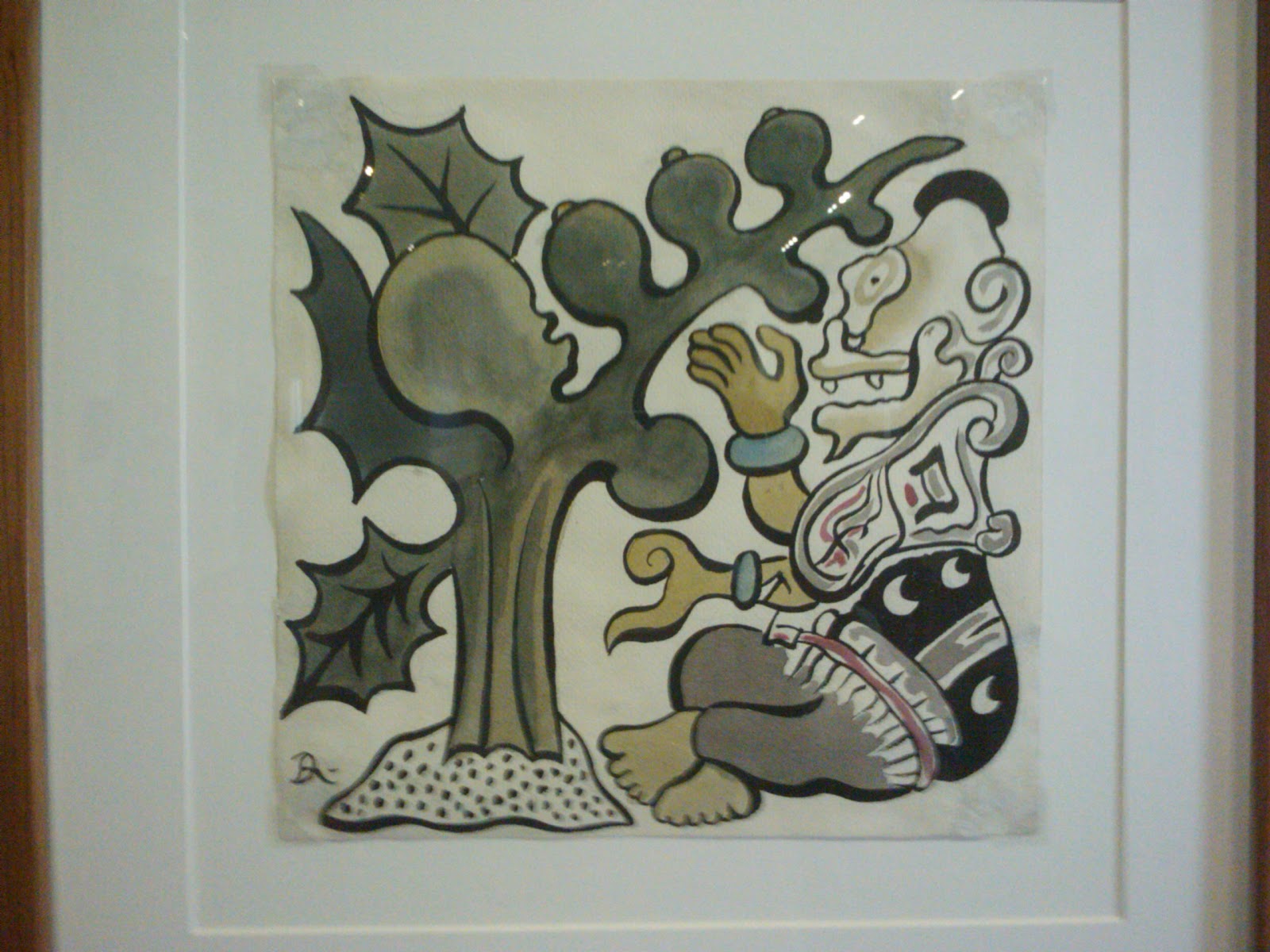 Exposición Diego Rivera: Dibujos del Popol Vuh