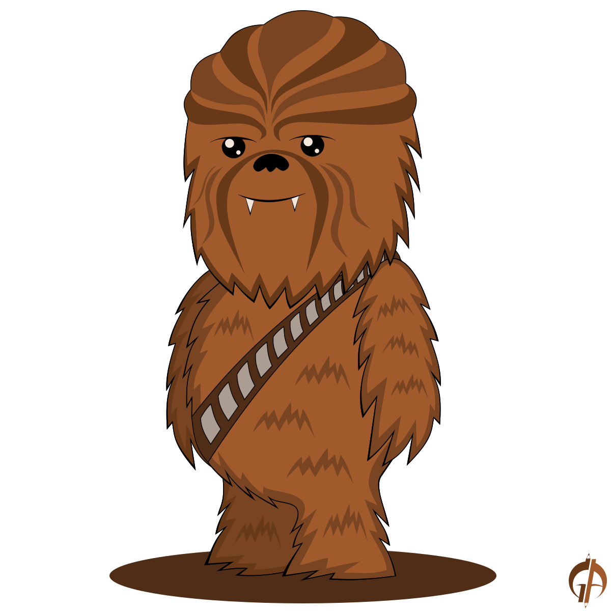 G.R.D.I. Art and Hobby: Chibacca (Chibi Chewbacca)
