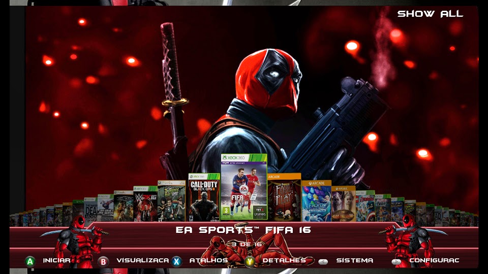 HD PARA XBOX 360 RGH / JTAG: Pack com 13 Skins para Aurora (Link para ...