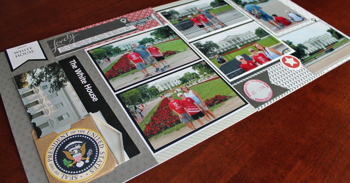 Adventure Scrapbooks: White House Scrapbook Page - Washington, DC