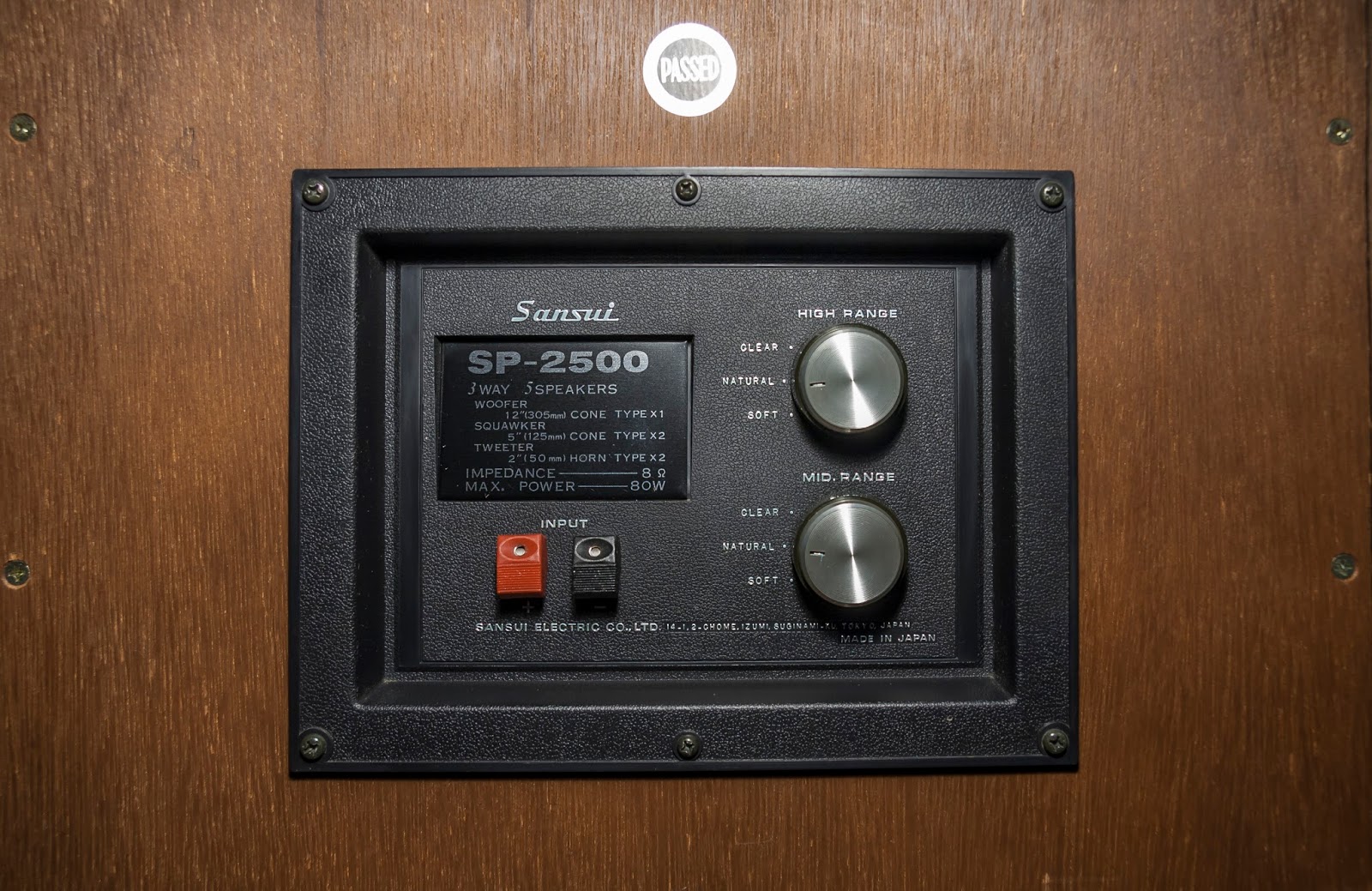 Golden Age Of Audio: Sansui SP-2500 Vintage Speakers