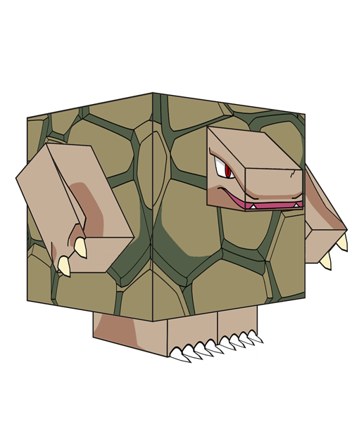 ANIME PAPER TOYS: BROCK - TAKESHI (POKEMON) / GEODUDE (POKEMON ...