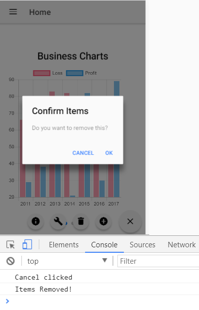 How To Show A Confirmation Message Before Delete Items In Ionic 3 Angular 4