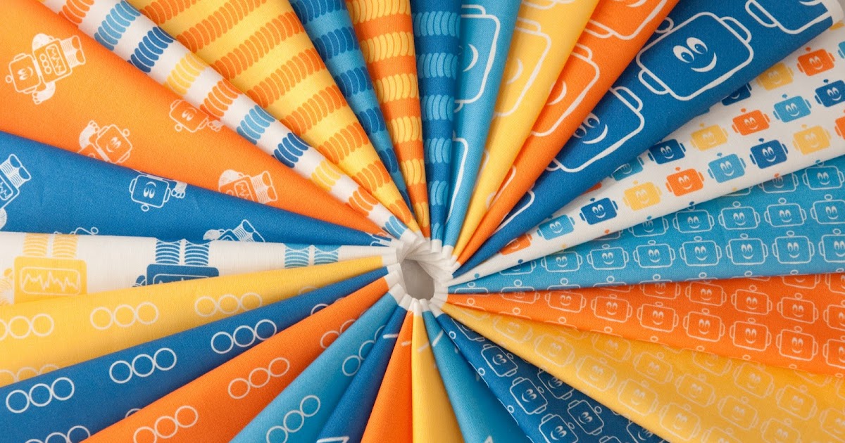 Shelley Made: Mr Mikey Robot Fabric Collection Has Landed!