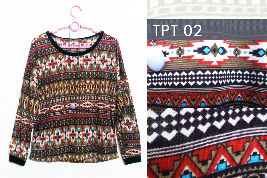 The Shape Shop: TRIBAL PATTERN TOP